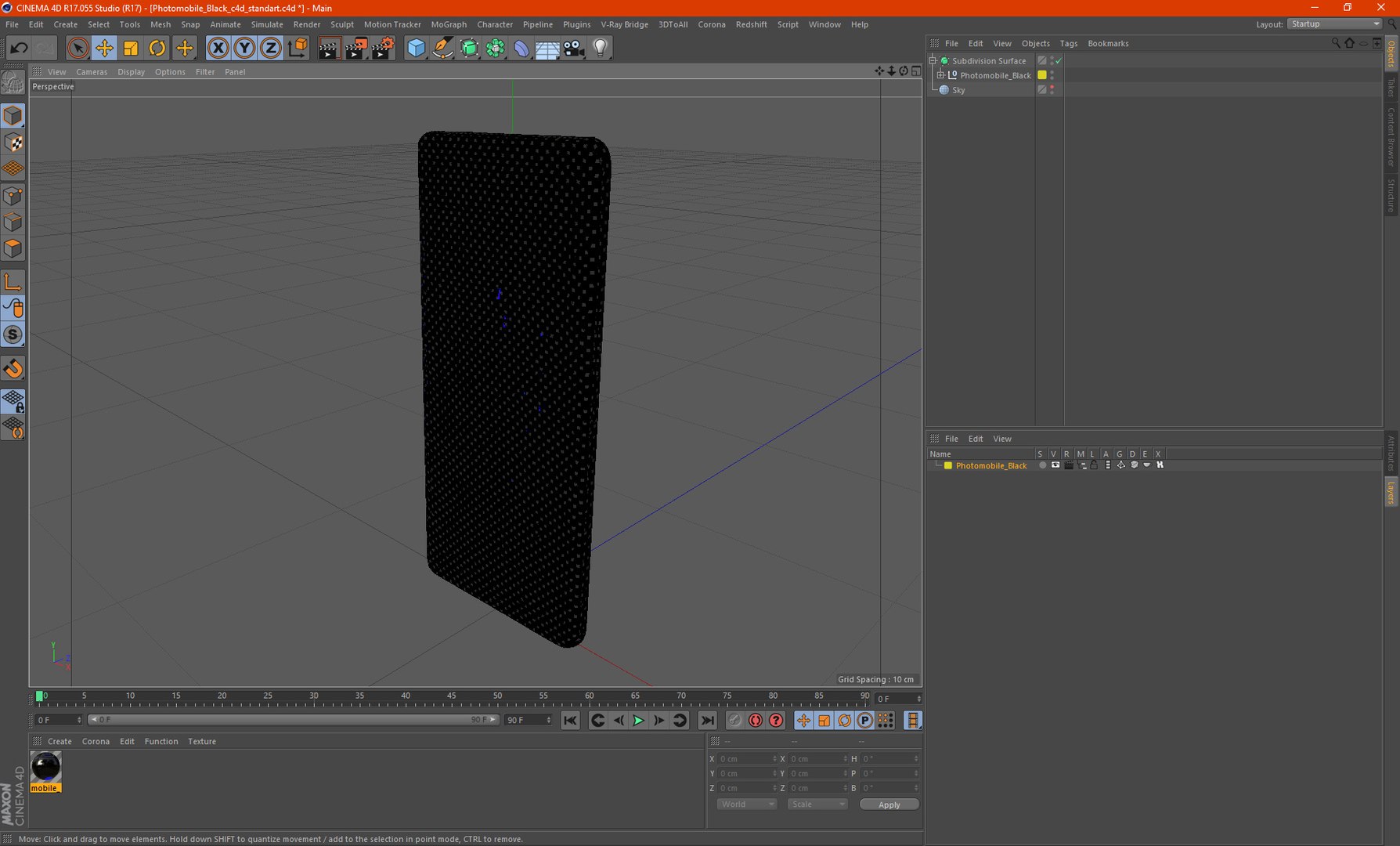 Photomobile Black 3D - TurboSquid 1957743
