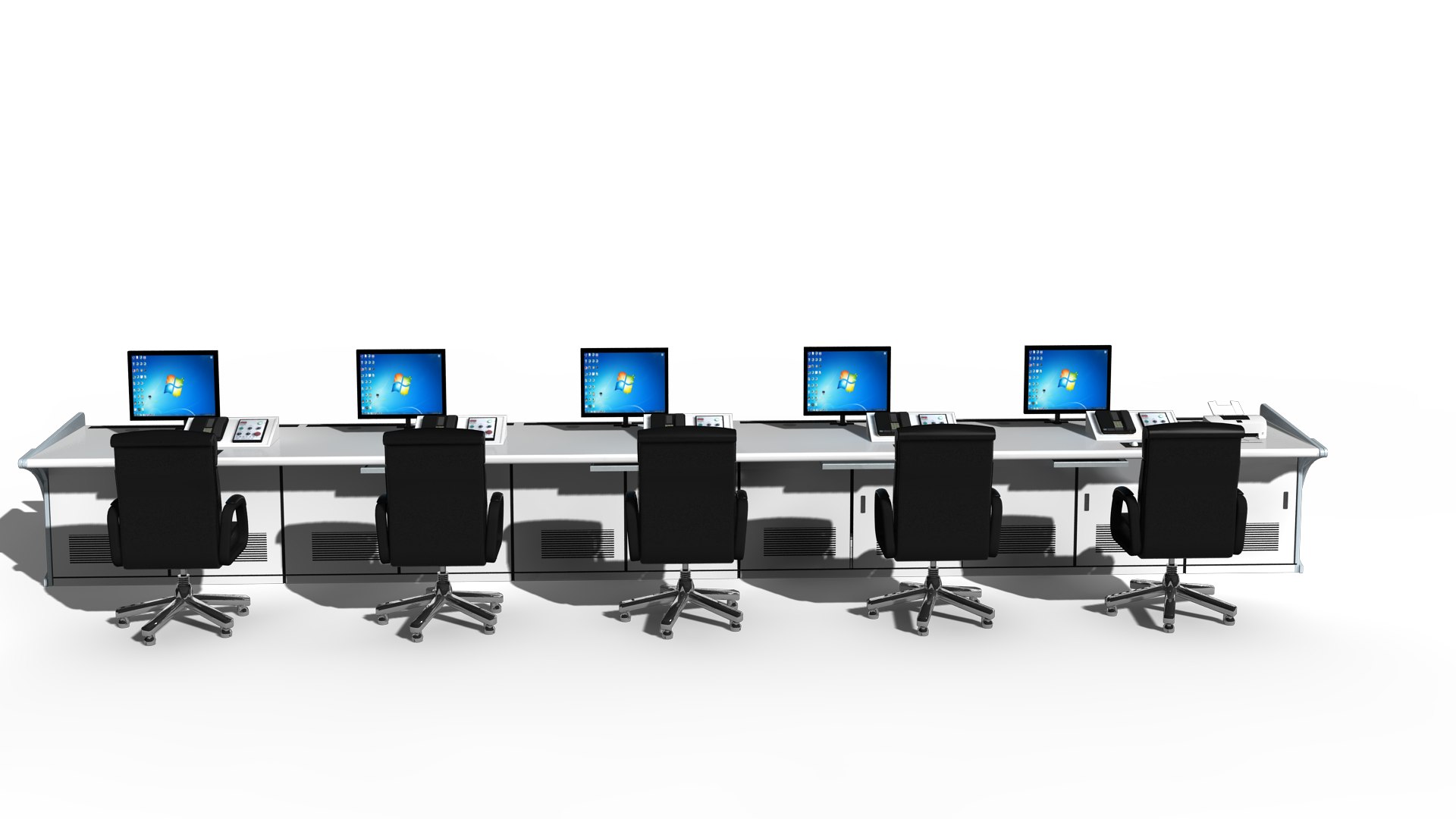 3D Control Desk - TurboSquid 1974259