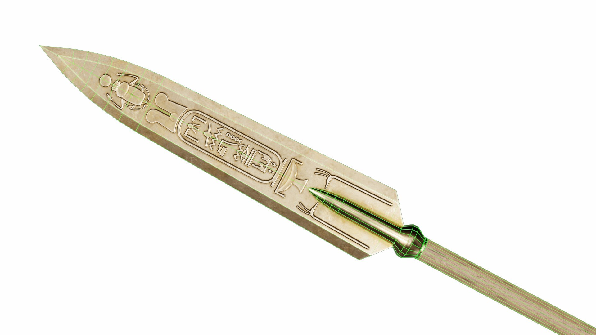 3D Spear 03 - TurboSquid 2090254