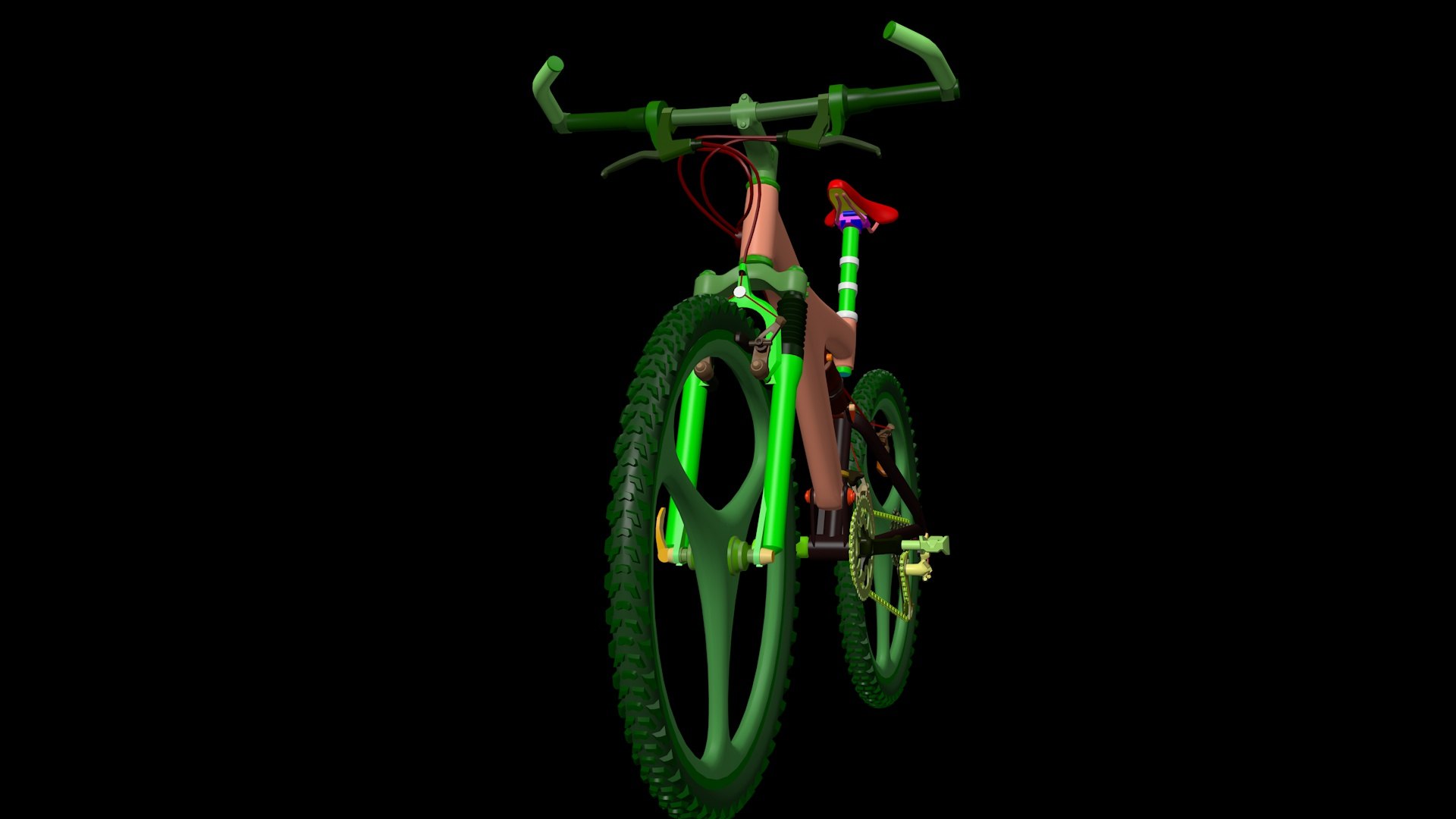 3D Model Mountain Bike - TurboSquid 2087292
