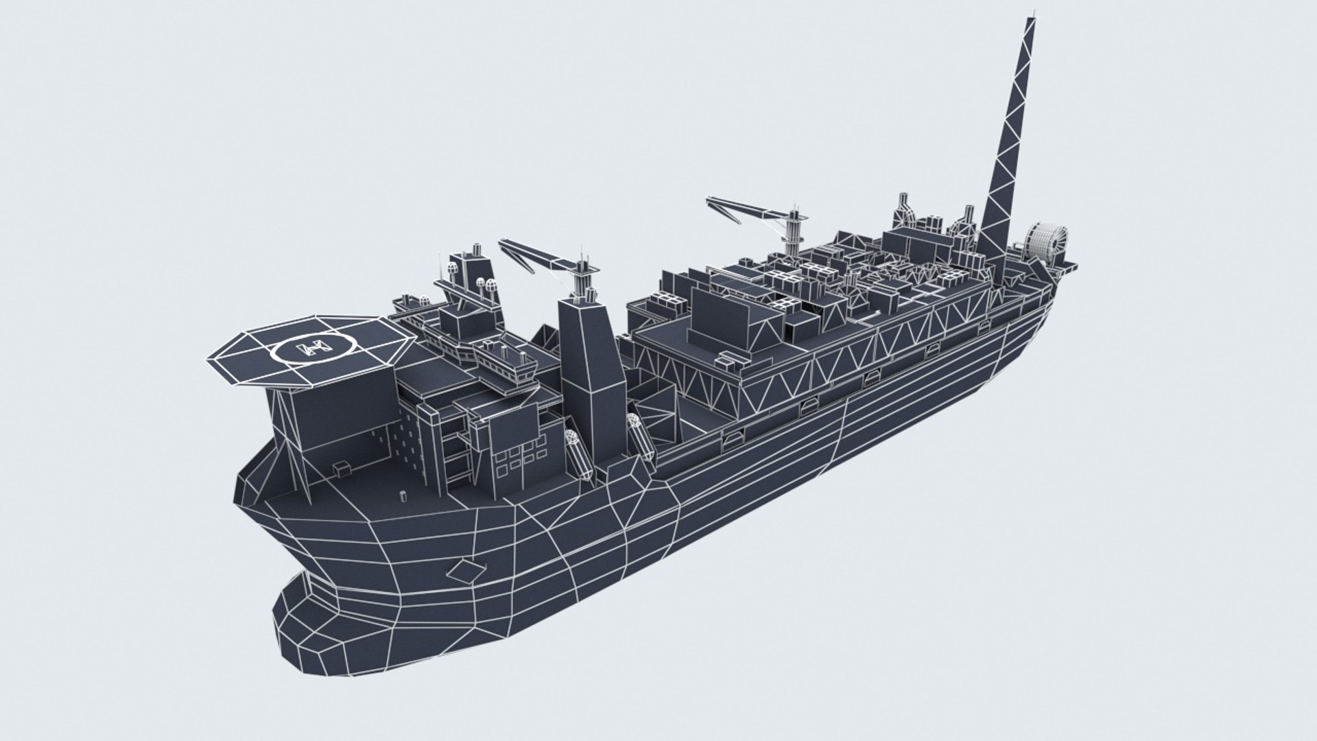 3D Alvheim Fpso Model - TurboSquid 1193649