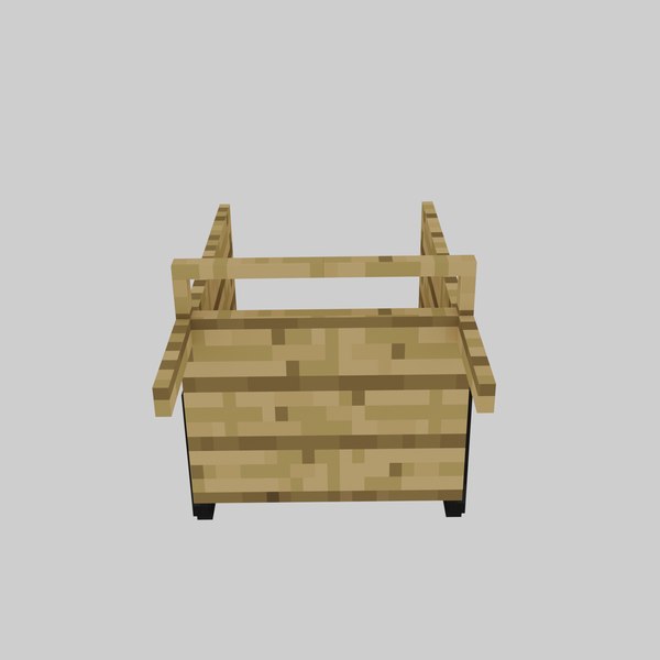 modelo 3d Carrito de Minecraft - TurboSquid 2290605