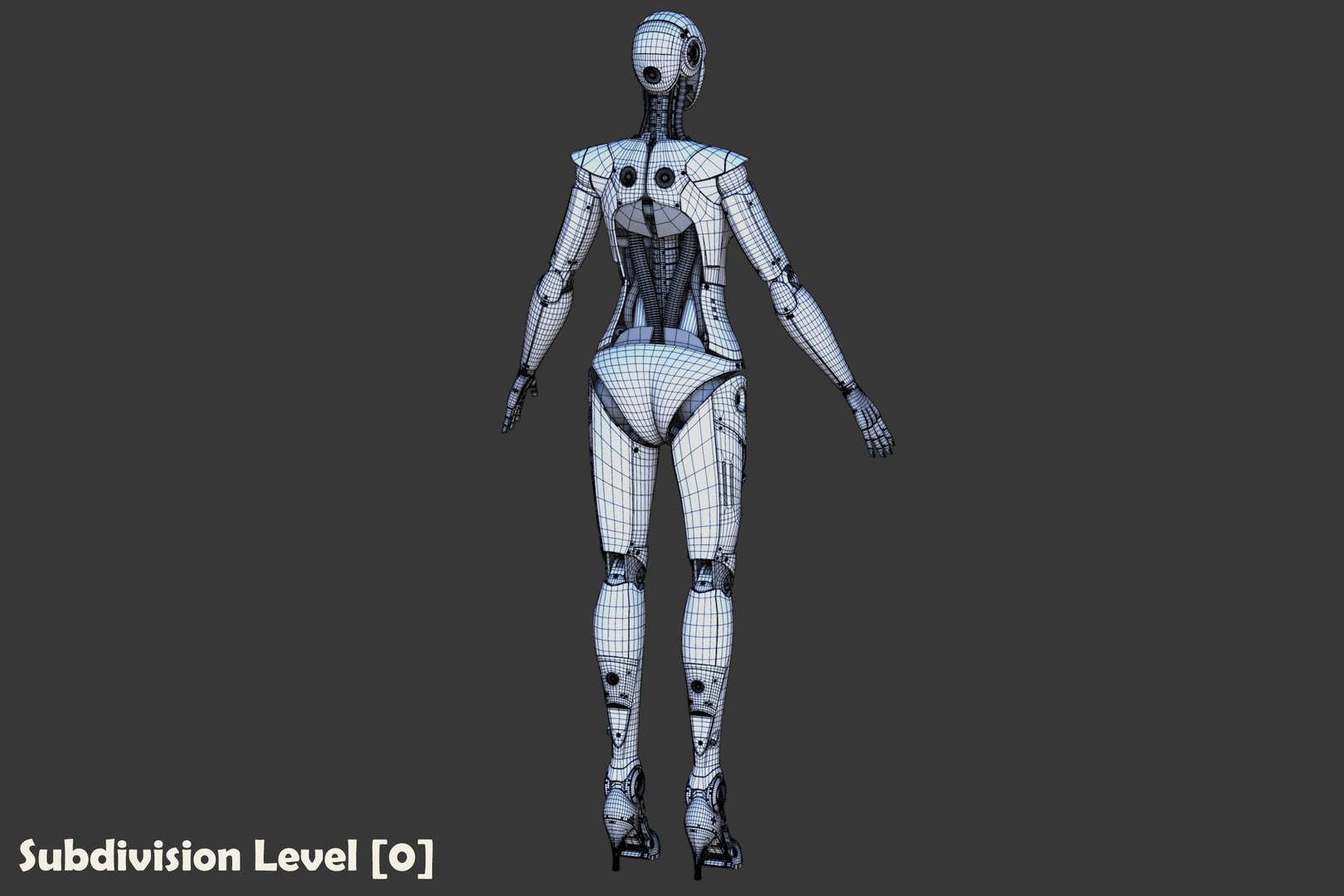 3D female robot model - TurboSquid 1331220