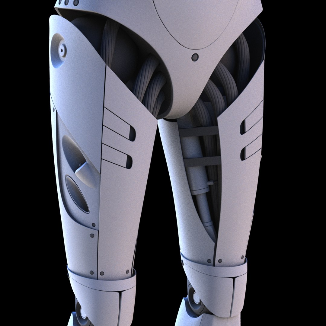 3D female robot model - TurboSquid 1331220