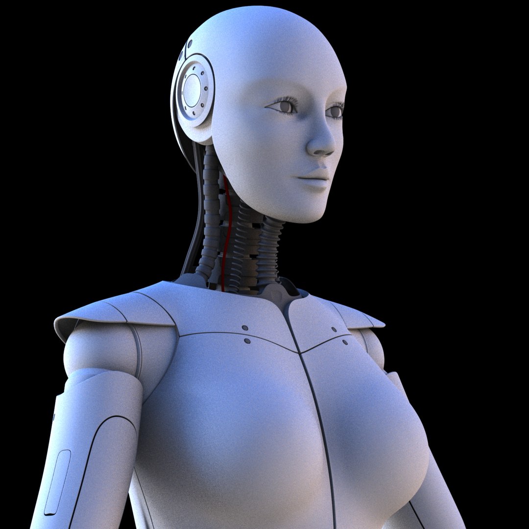 3D female robot model - TurboSquid 1331220