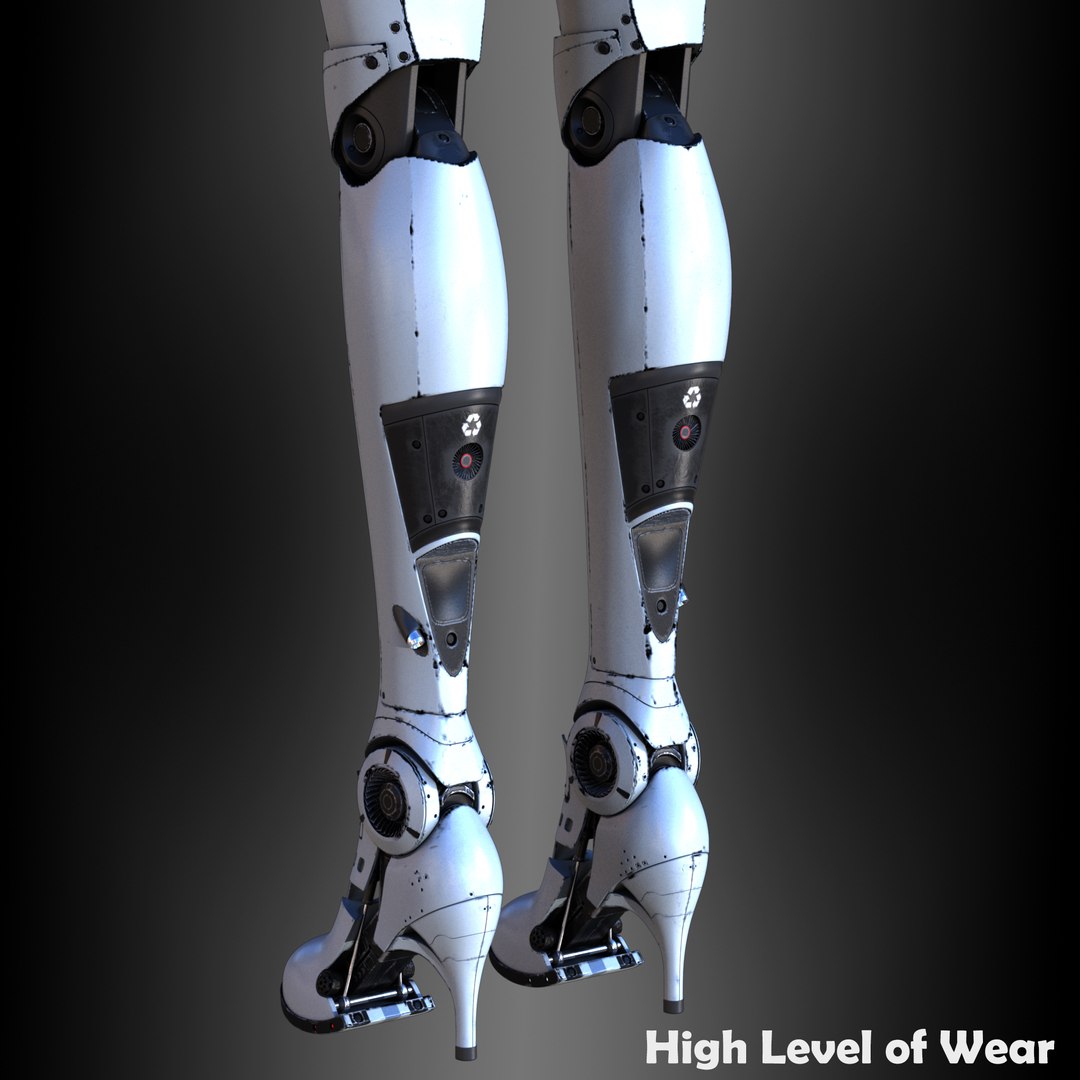 3D female robot model - TurboSquid 1331220