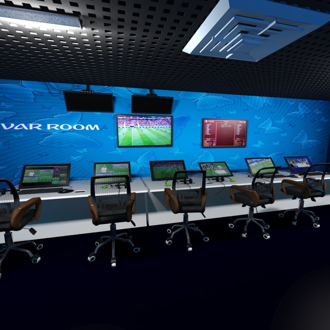3D Soccer VAR Room Model - TurboSquid 2109454