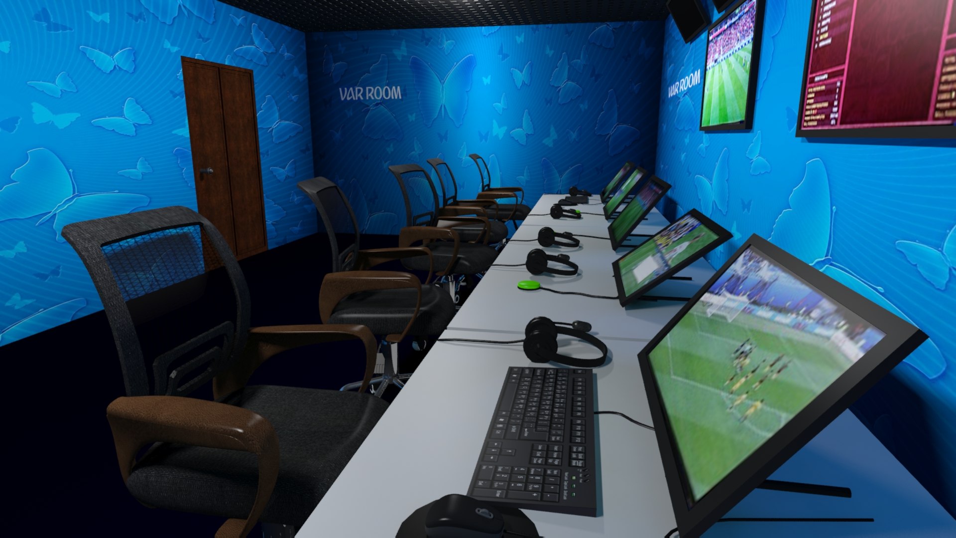 3D Soccer VAR Room Model - TurboSquid 2109454
