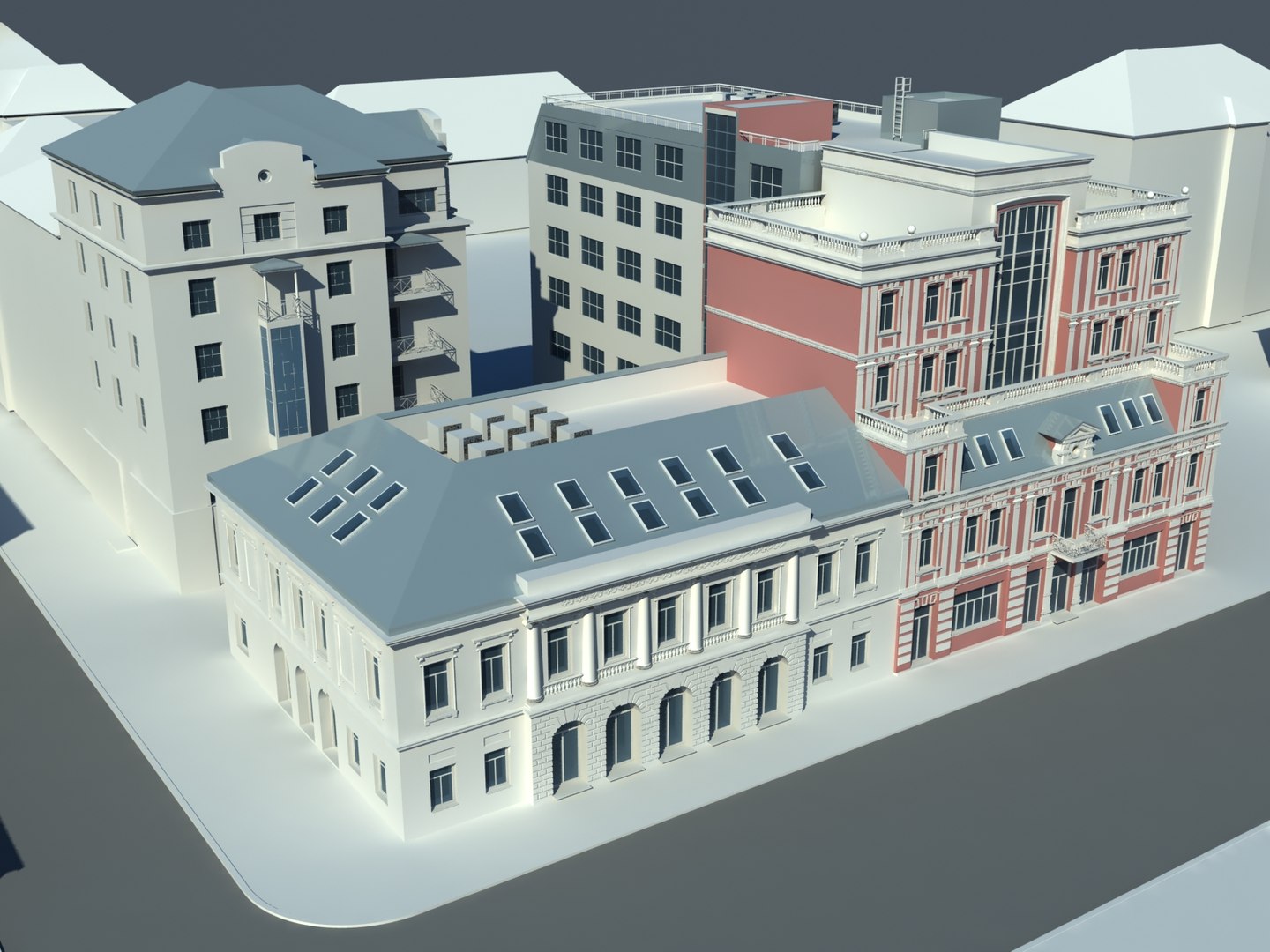 3d Model Historical Building