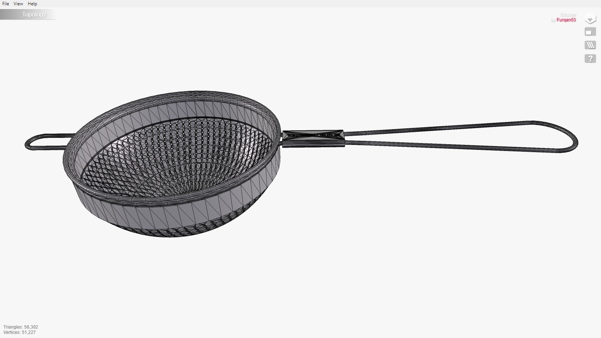 Strainer 3D Model - TurboSquid 2106674
