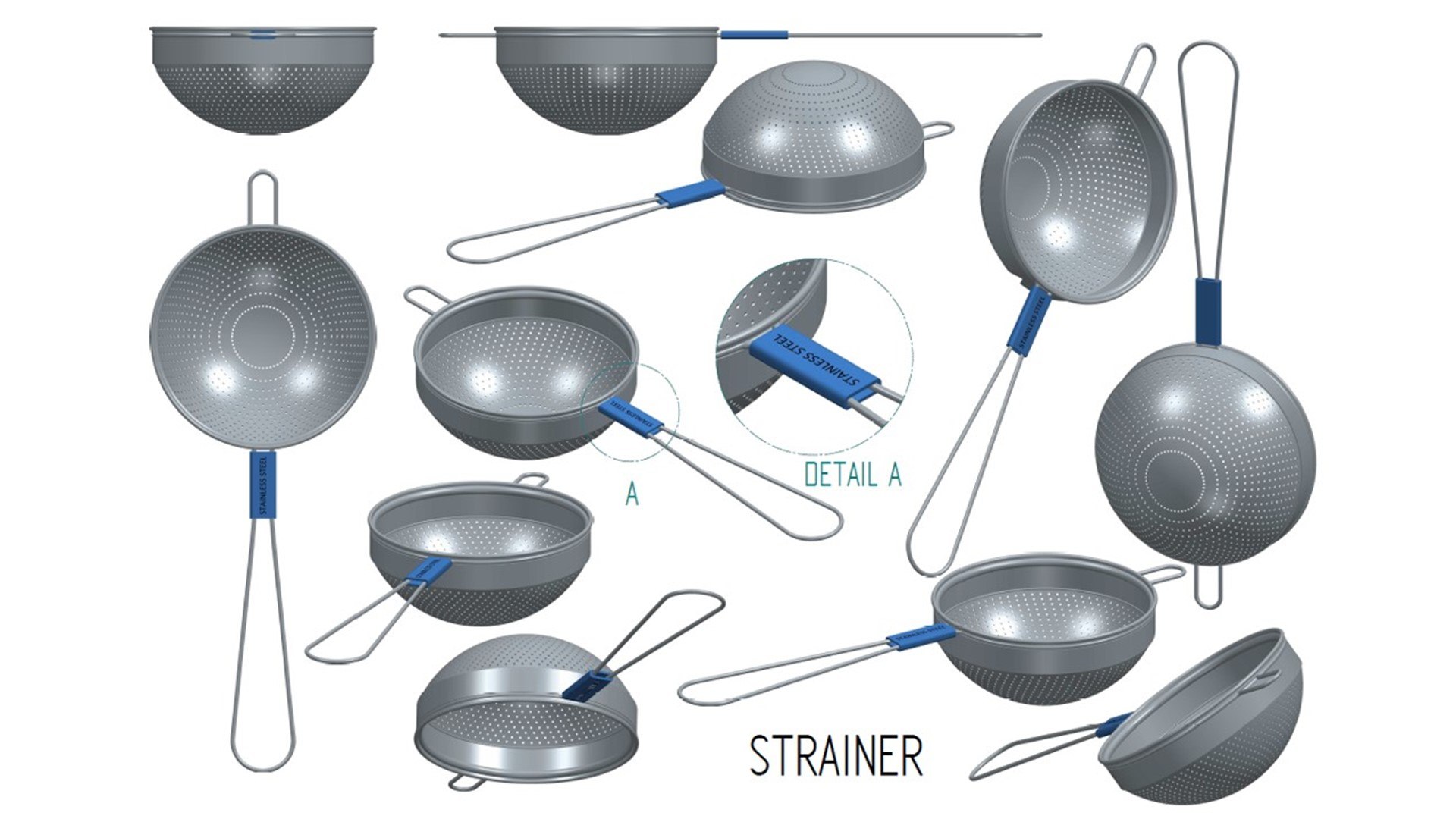 Strainer 3D Model - TurboSquid 2106674