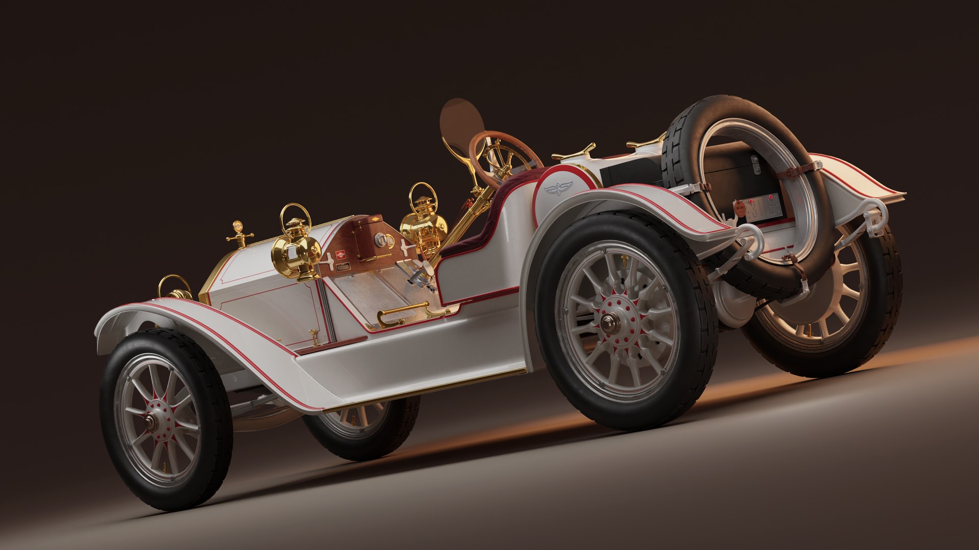 Stutz Series A BearCat 1912 Classic Car 3D Model - TurboSquid 2017182