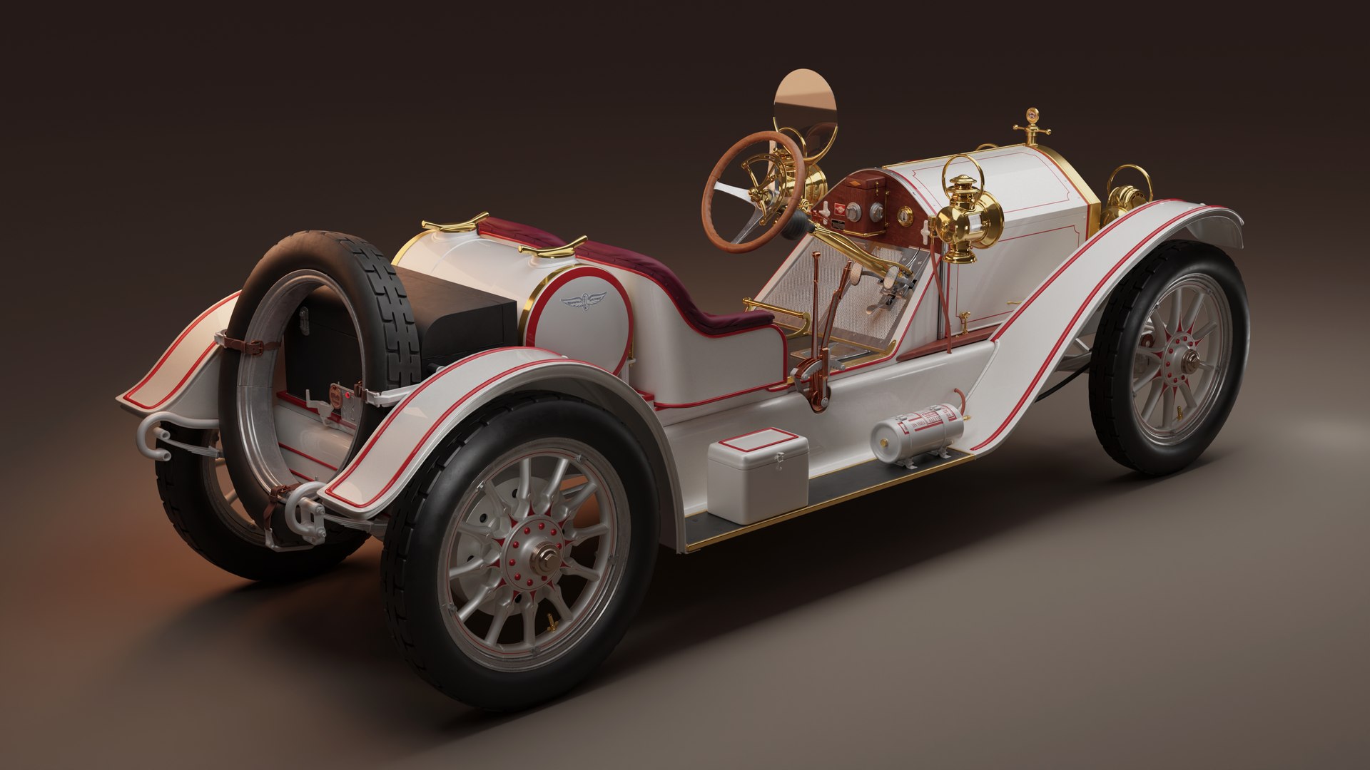 Stutz Series A BearCat 1912 Classic Car 3D Model - TurboSquid 2017182