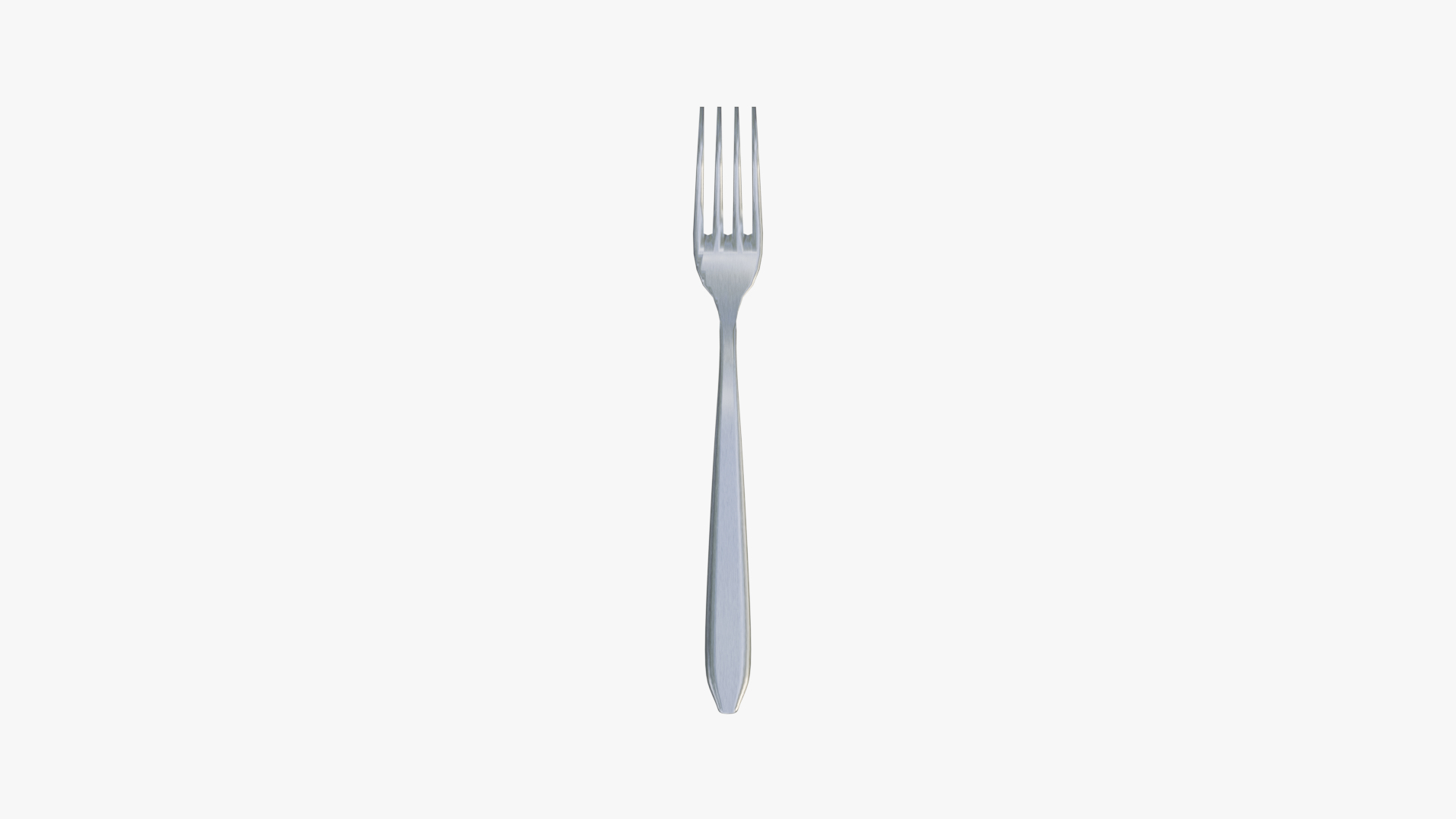 3D Model Basic Silverware Cutlery Set - TurboSquid 1989799