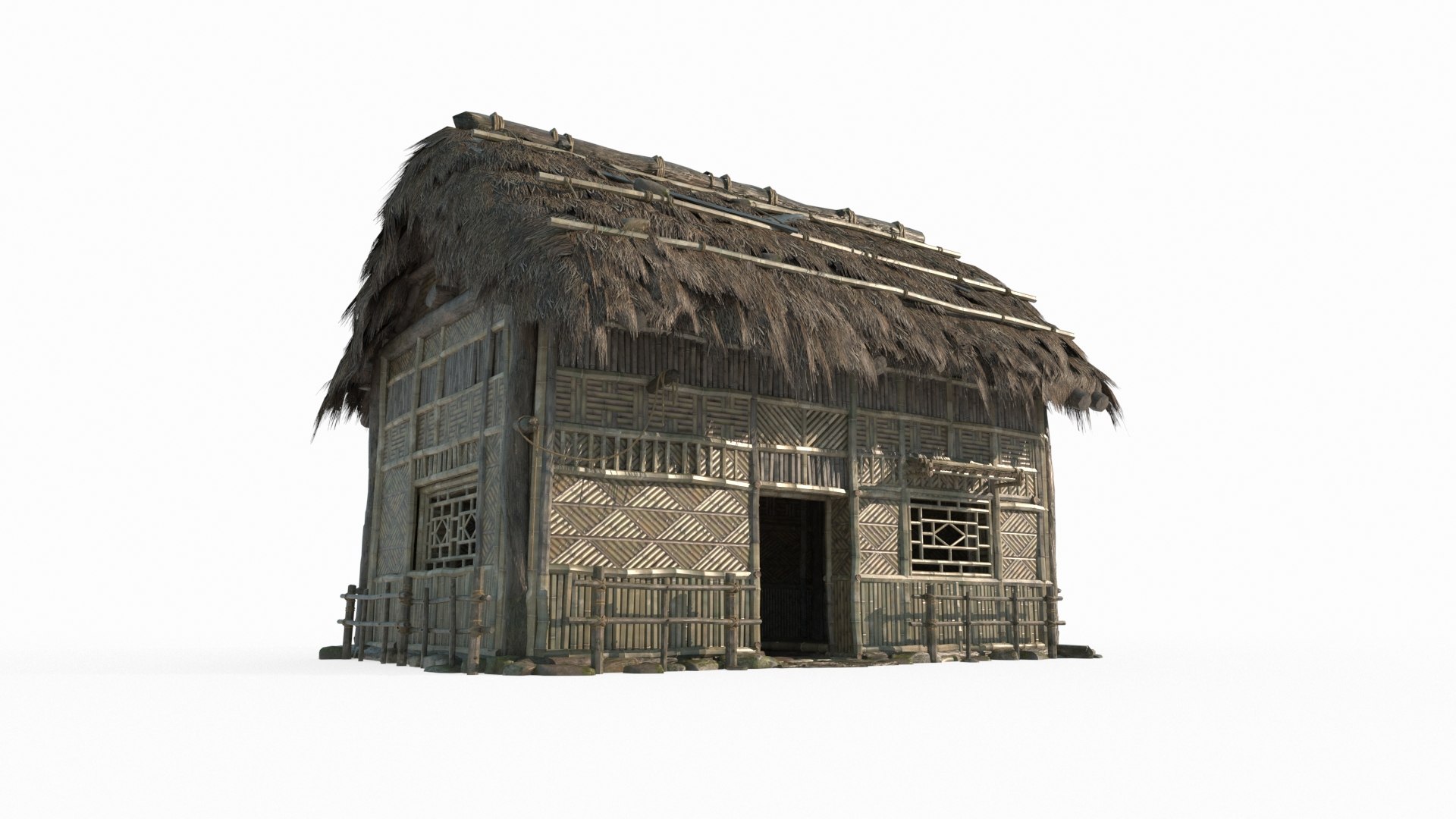 Residential Houses Thatched Cottages 3D - TurboSquid 2298665
