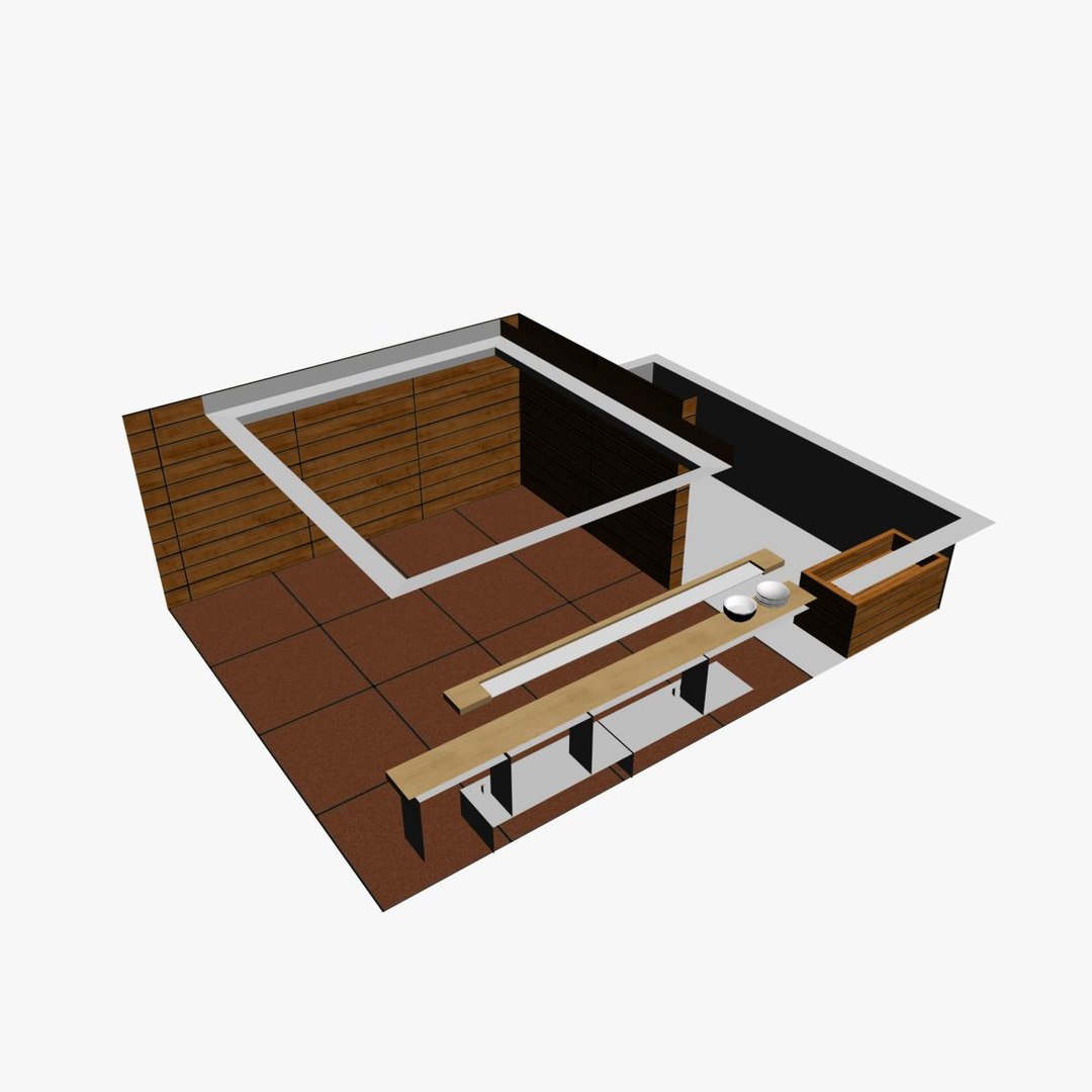 Free Interior Living Room 3d Model