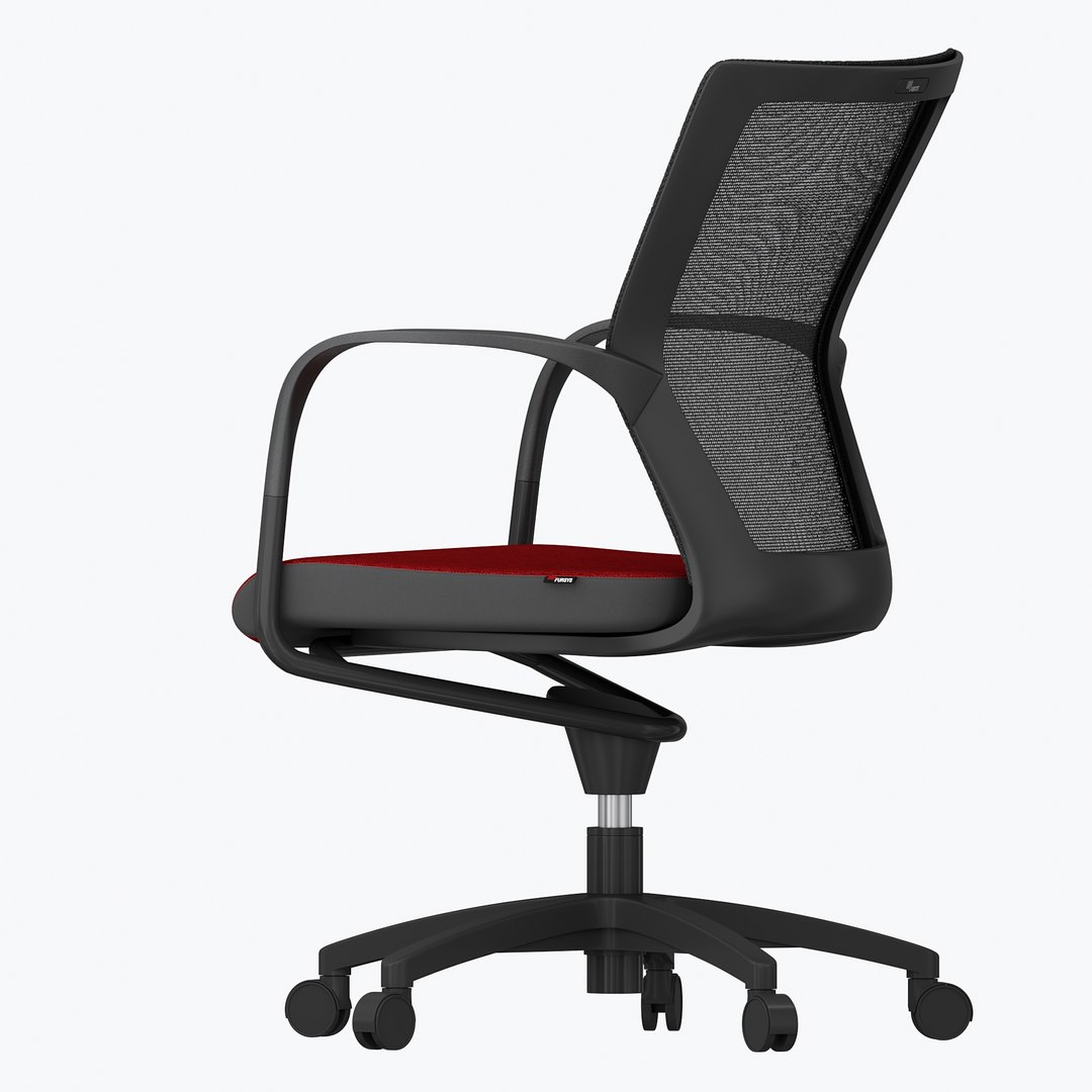 Fursys Tesk Chair CHN4301 3D Model - TurboSquid 1970871
