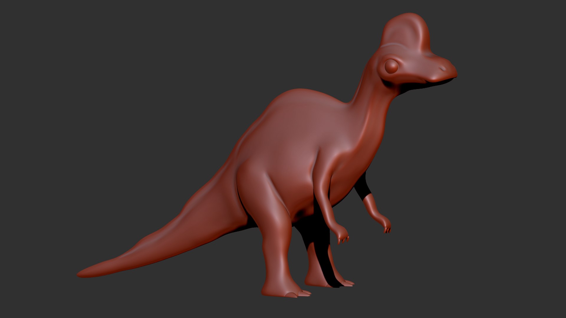 Corythosaurus Cartoon Dinosaur for 3D Print 3D model - TurboSquid 1735733