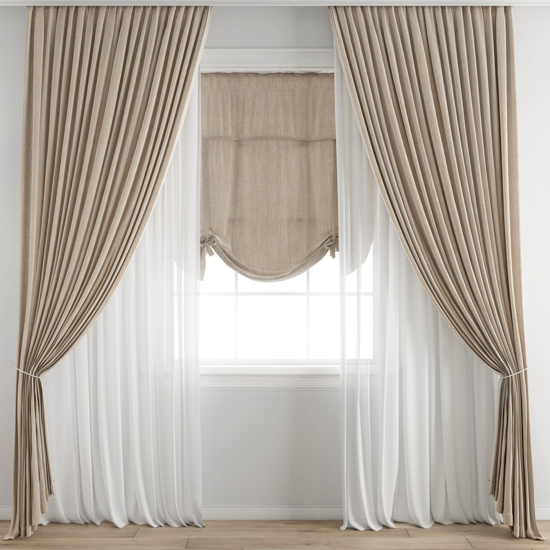 3D Model Curtain 323 - TurboSquid 1949971