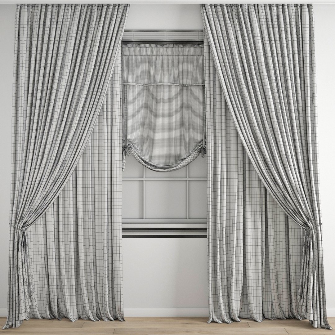 3D Model Curtain 323 - TurboSquid 1949971