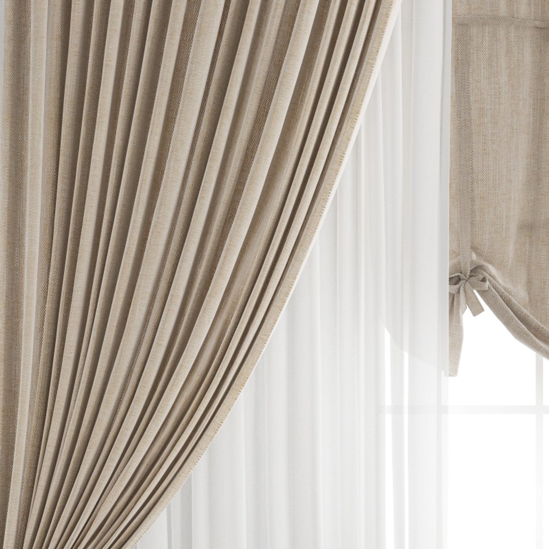 3D Model Curtain 323 - TurboSquid 1949971
