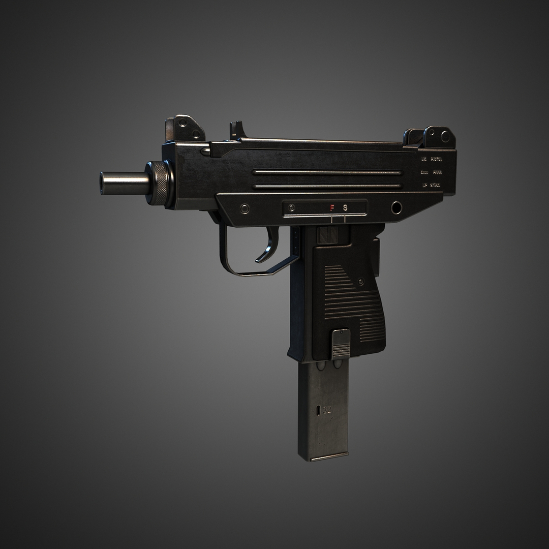 Micro-uzi Israeli Compact 3d Model