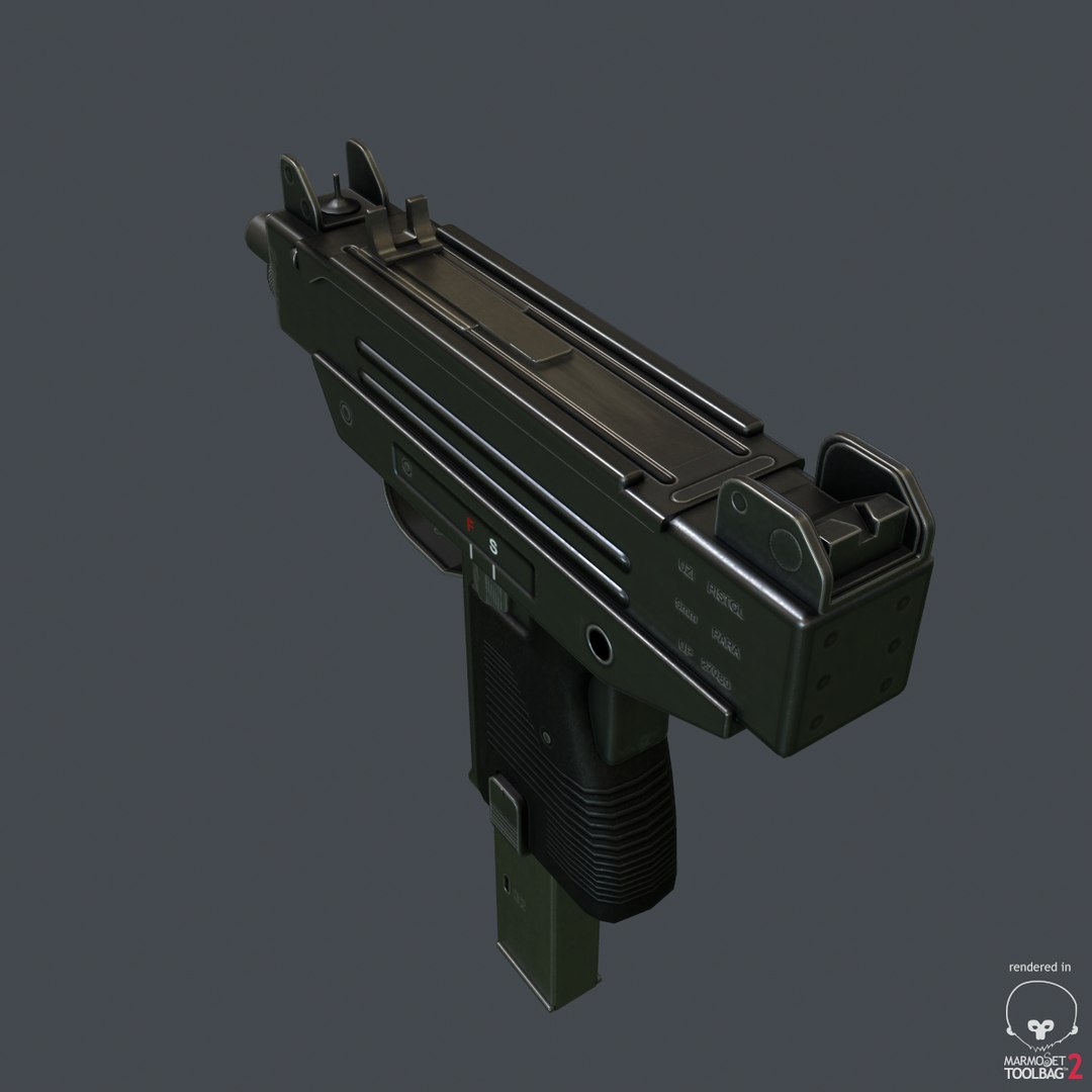 Micro-uzi Israeli Compact 3d Model