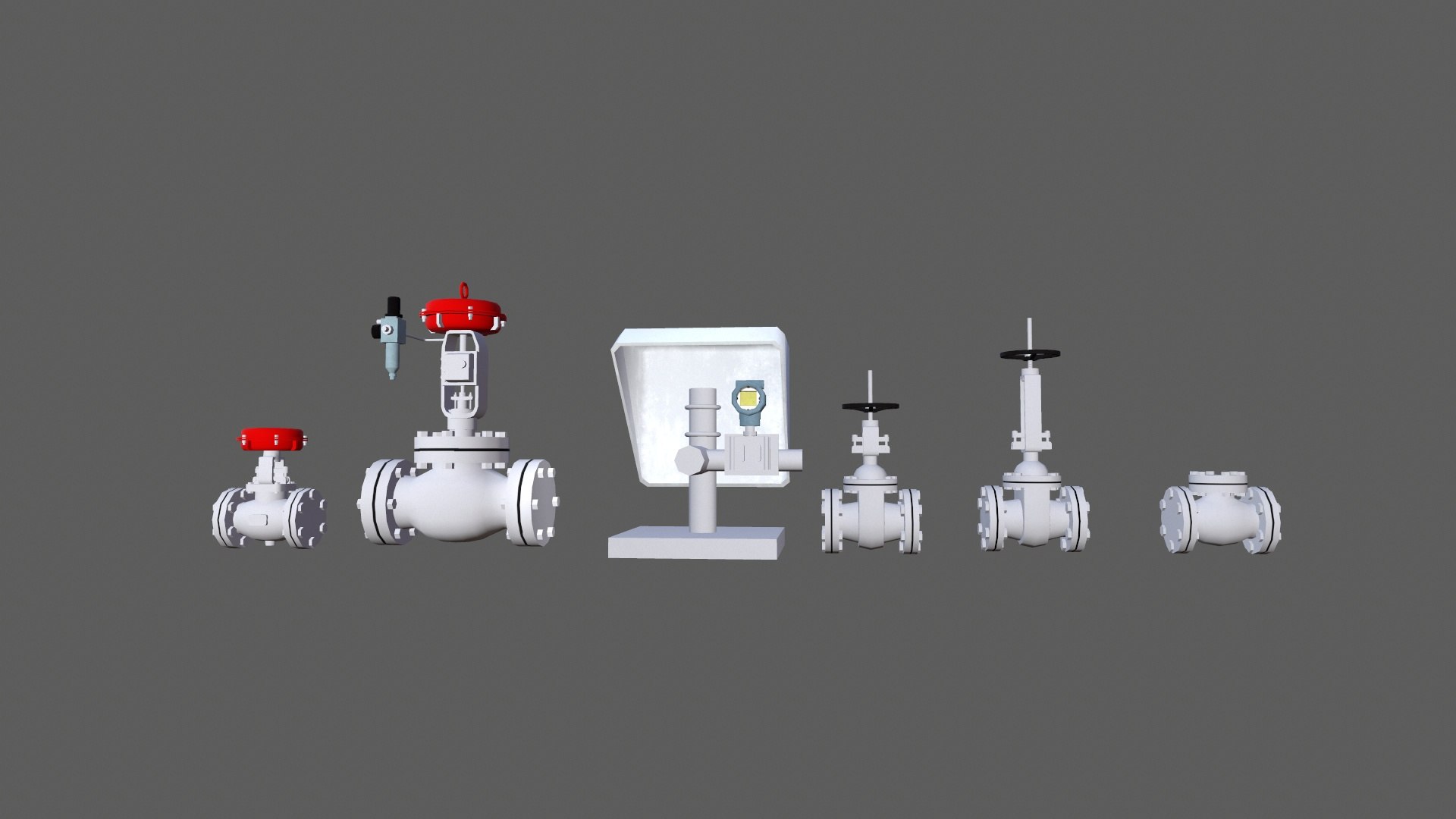 Valves 3D Model - TurboSquid 2324129