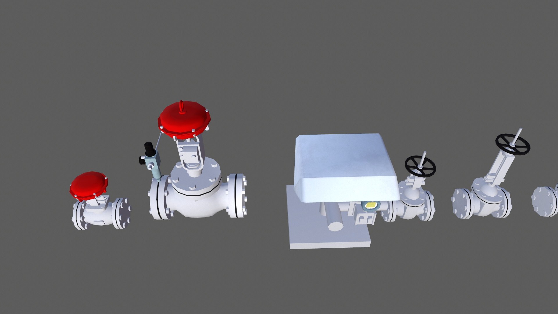 Valves 3D Model - TurboSquid 2324129