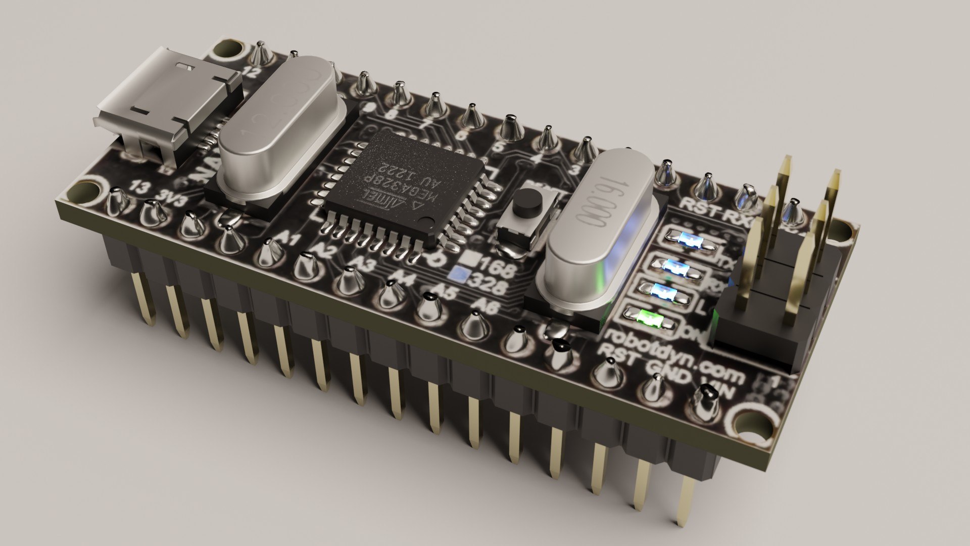 Arduino Nano V3 Robotdyn 3d Model Turbosquid 1786258