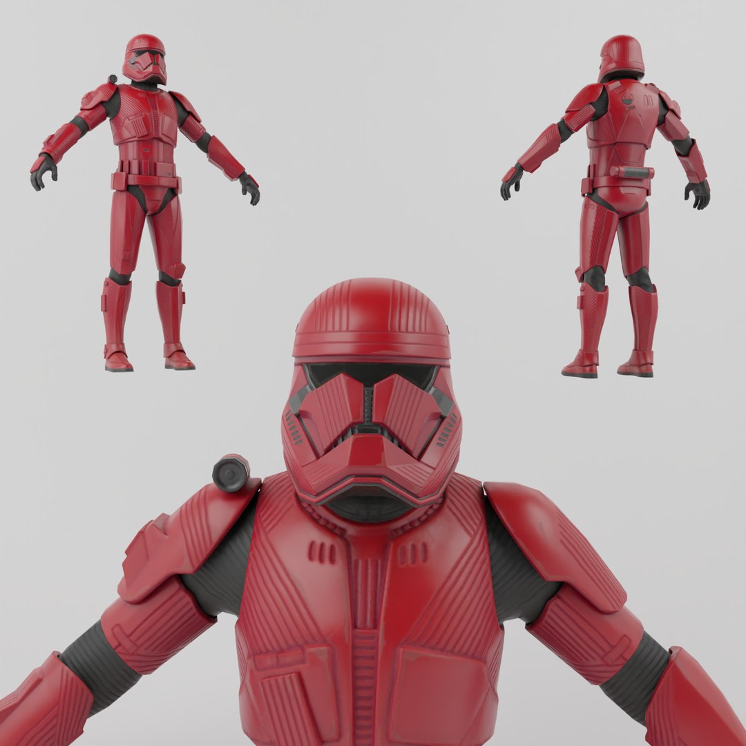 Sithtrooper Lowpoly Rigged 3D - TurboSquid 2034092
