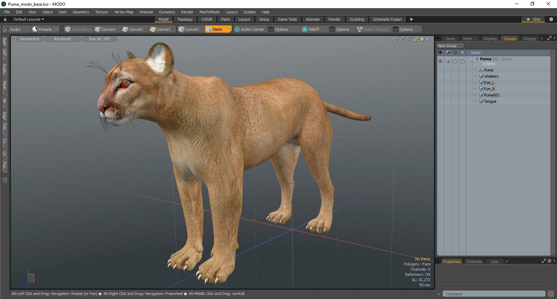 3D Puma Model - TurboSquid 2230637