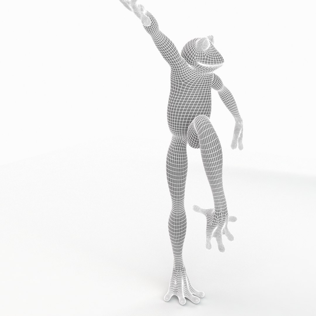 3d Model Frog 2 Statuette