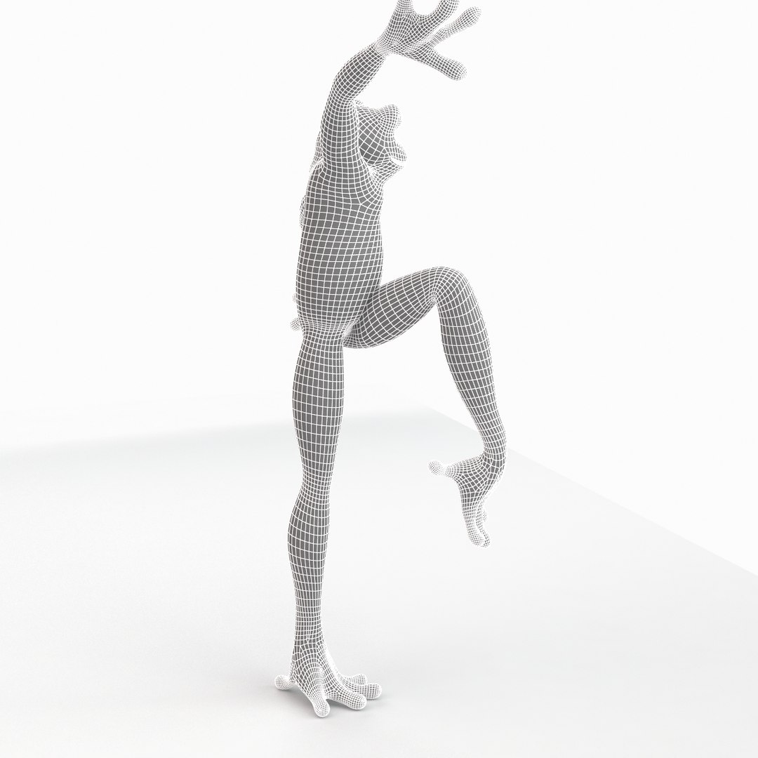 3d Model Frog 2 Statuette