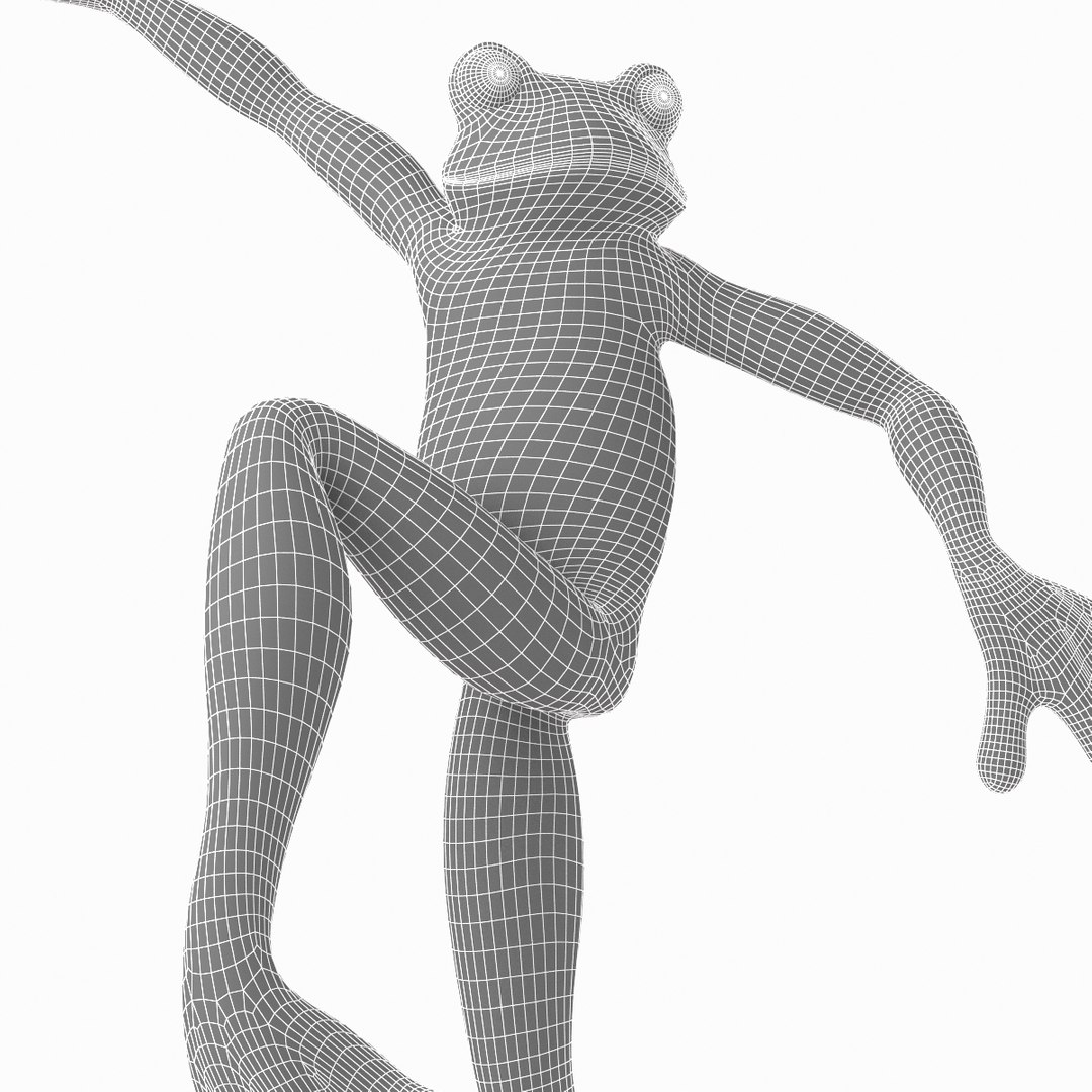 3d Model Frog 2 Statuette