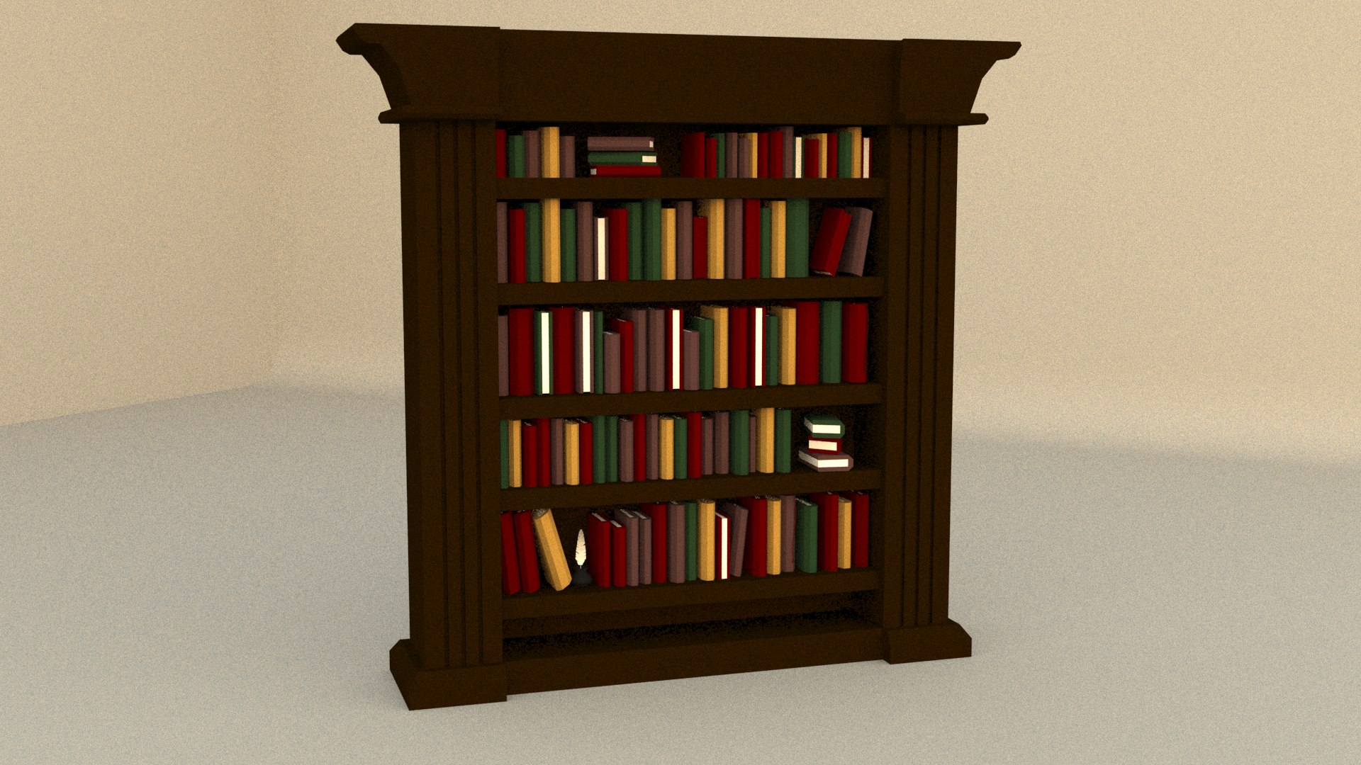 Bookshelf 3D Model - TurboSquid 1862647