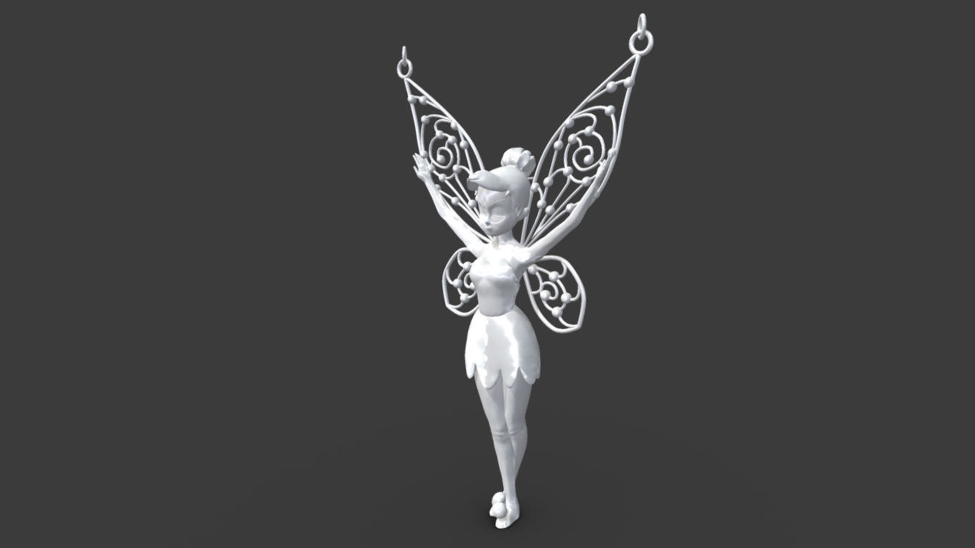 3D Tinker Bell Pendant - TurboSquid 2186070