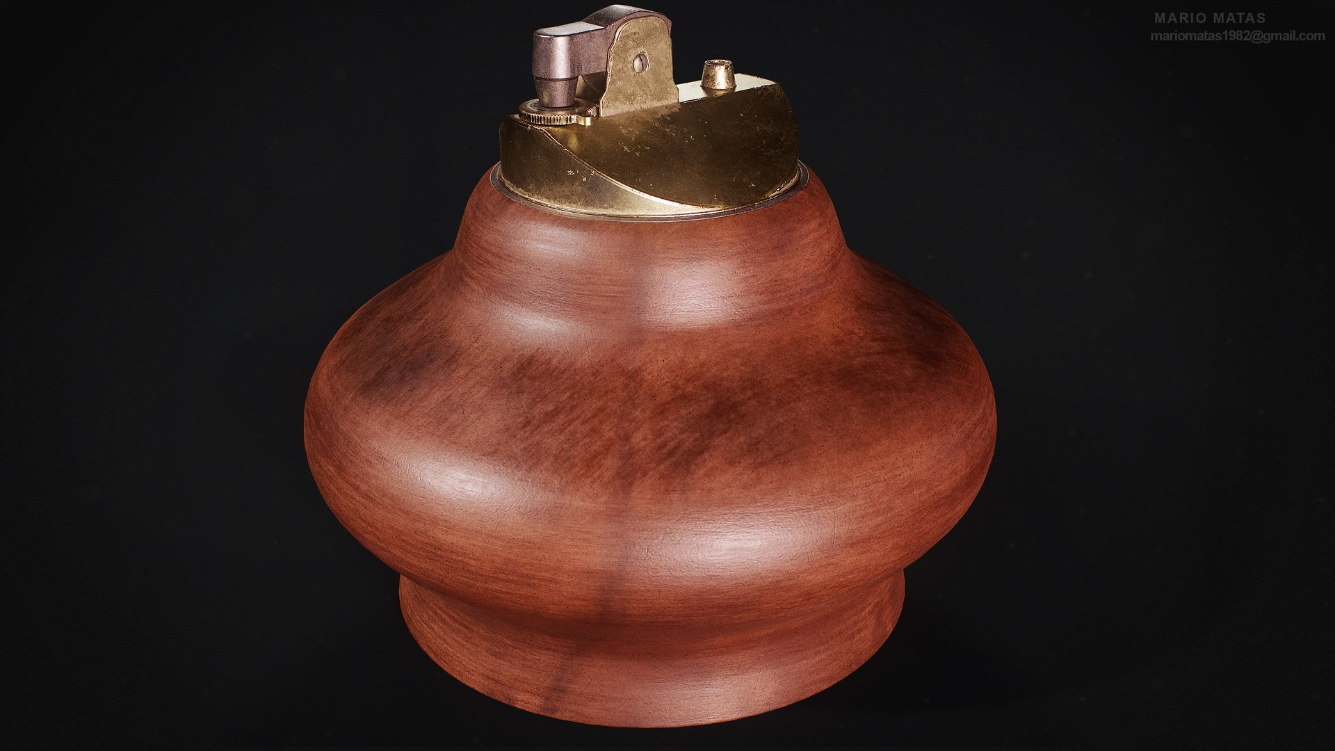 3D Vintage Lighter model - TurboSquid 1811032