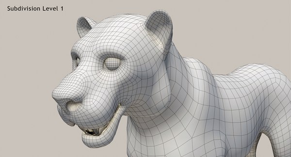 max cartoon tiger rigged