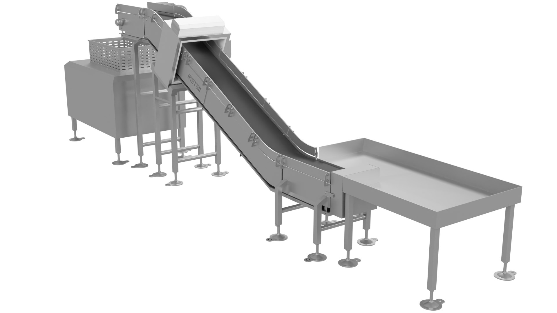 Elevator Conveyor 3D Model - TurboSquid 2337397