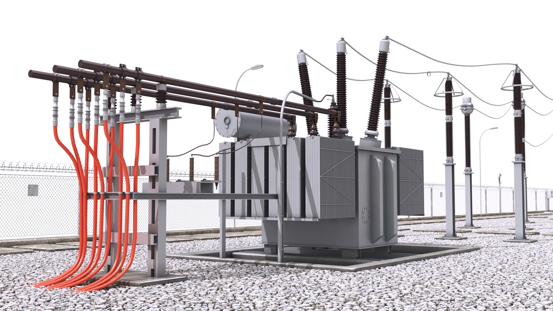 Substation 2 3D Model - TurboSquid 2229504