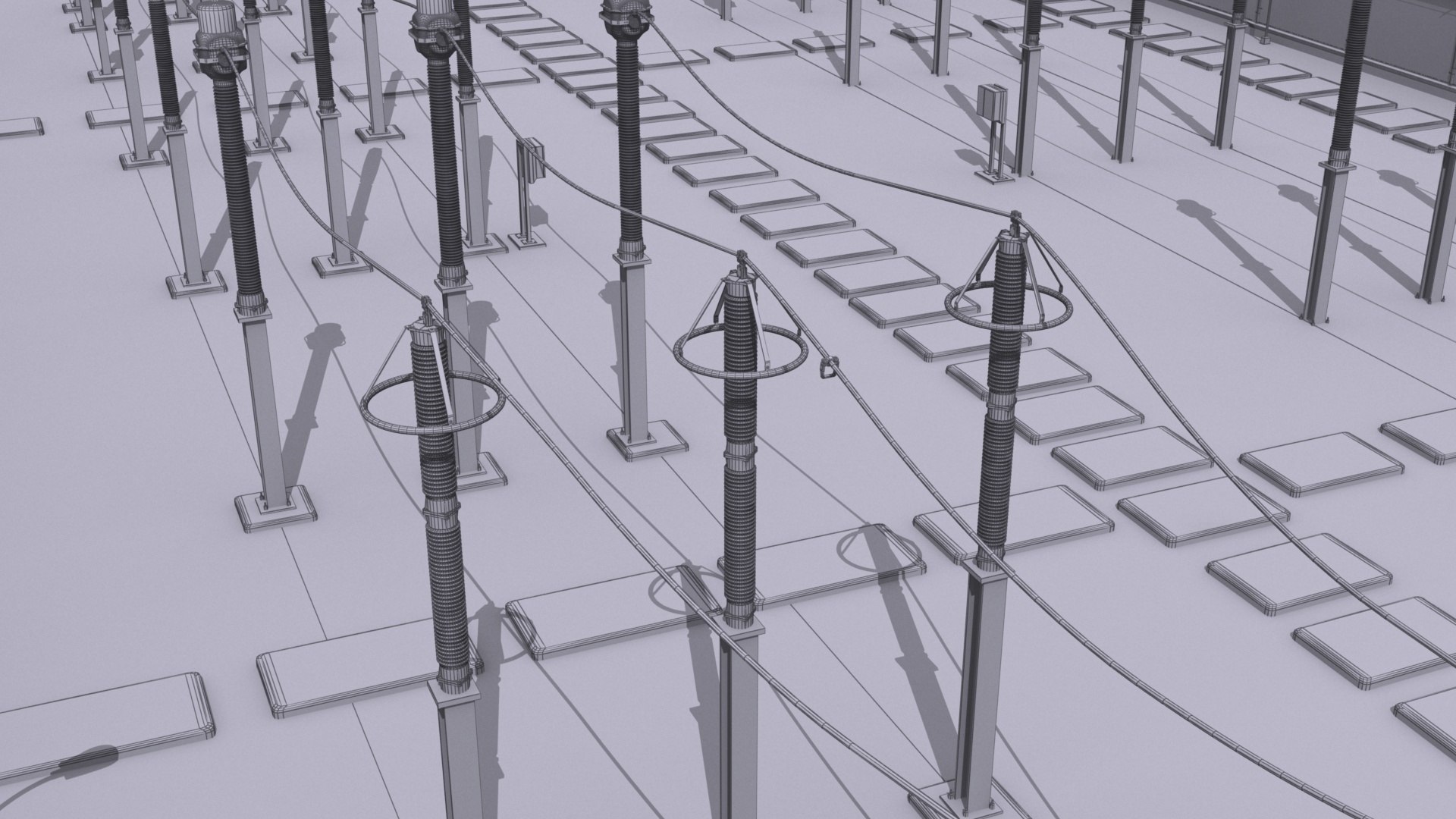 Substation 2 3D Model - TurboSquid 2229504