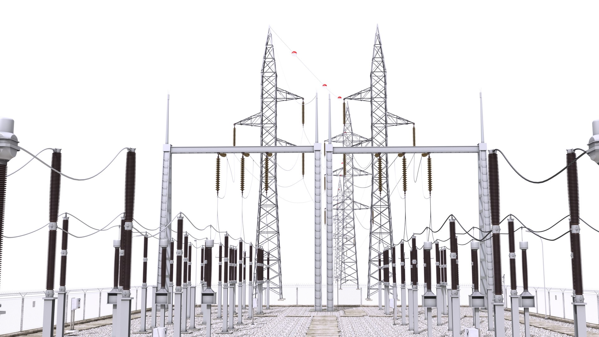 Substation 2 3D Model - TurboSquid 2229504