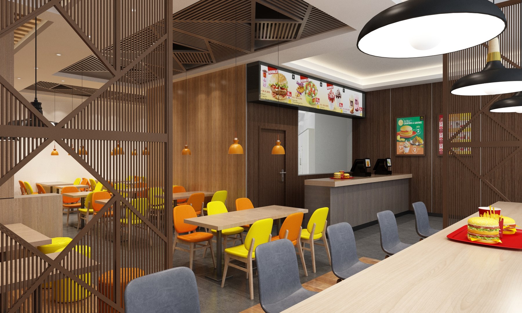 3D Fast Food Restaurant 05 - TurboSquid 2042157