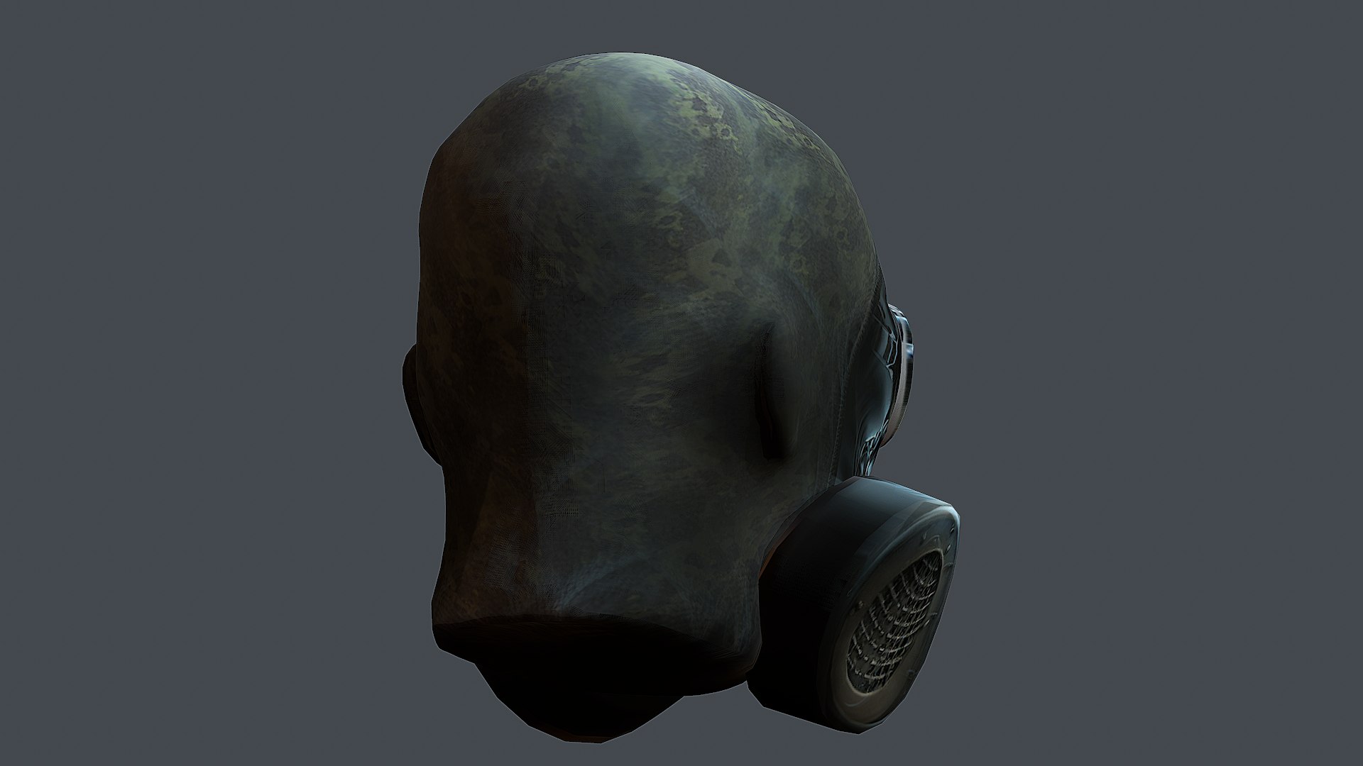 Gas Mask Helmet Military Combat Fantasy Cyborg Space 3D Model ...