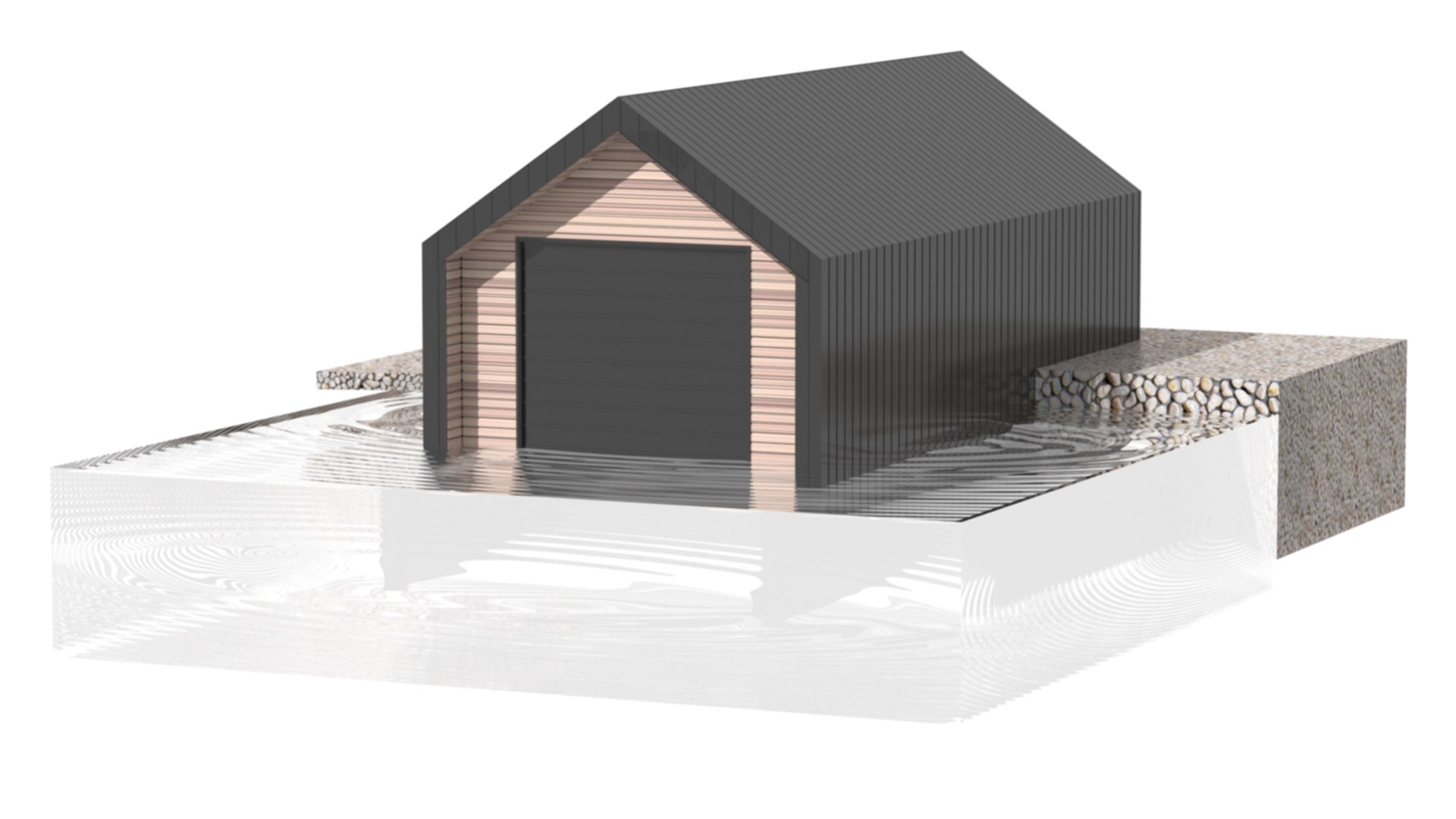 Boathouse 3D Model - TurboSquid 1831330