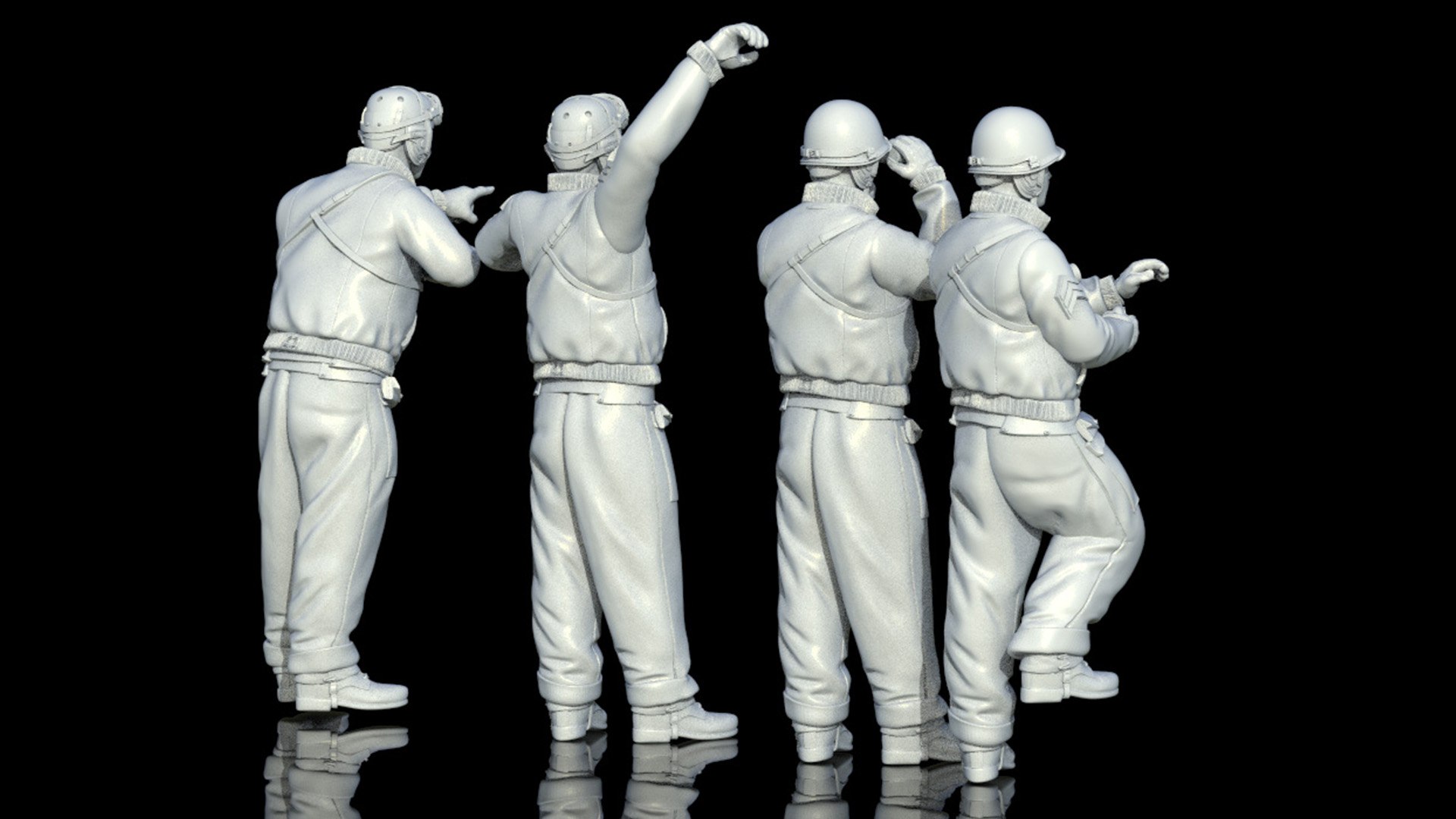 3D Tank Crew Usa - TurboSquid 1901638