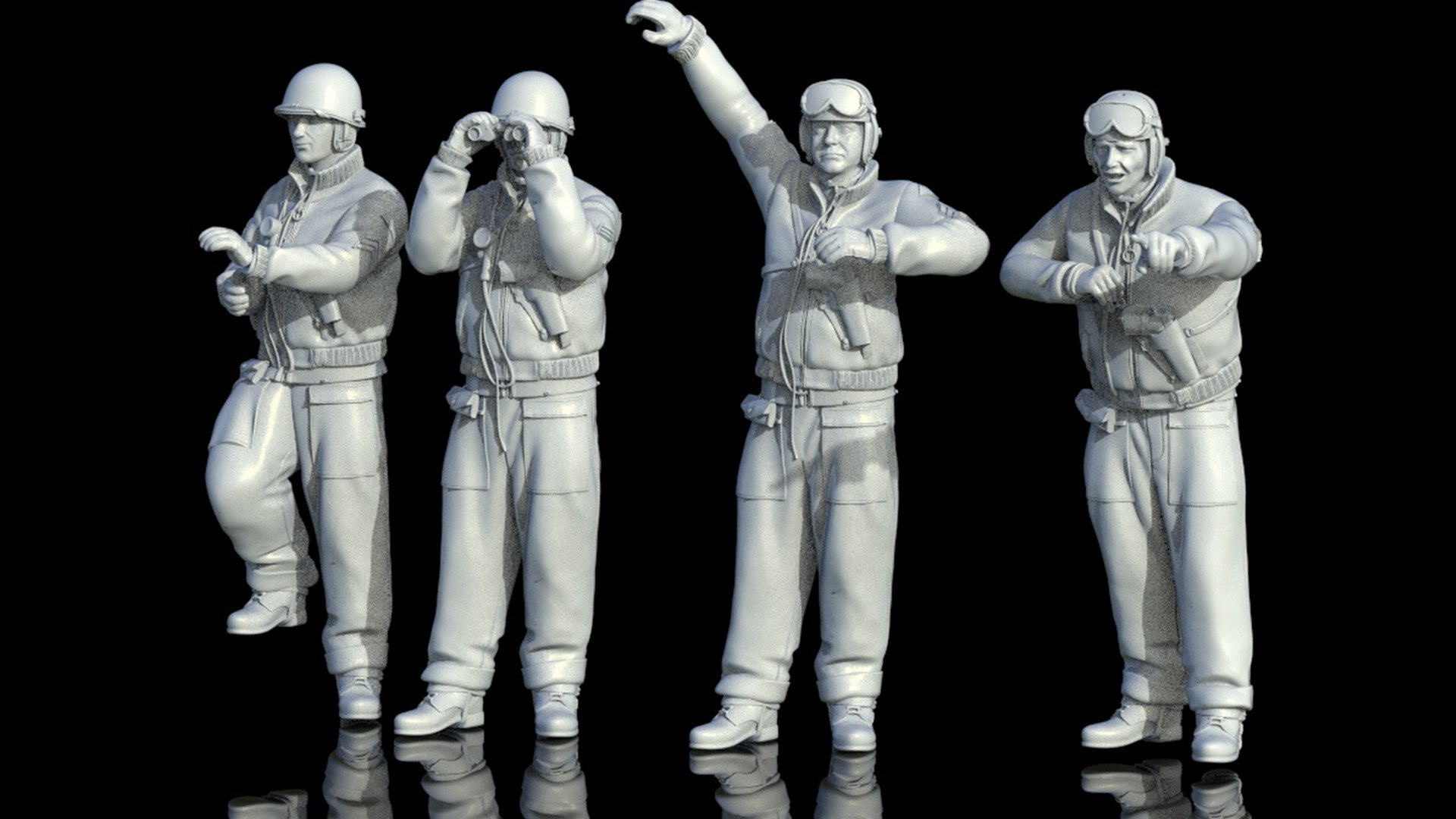 3D Tank Crew Usa - TurboSquid 1901638