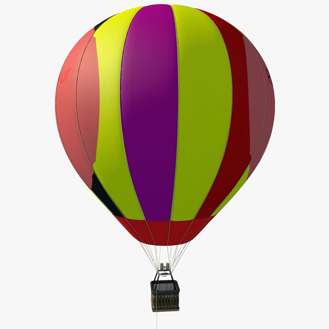Hot Air Balloon C4d