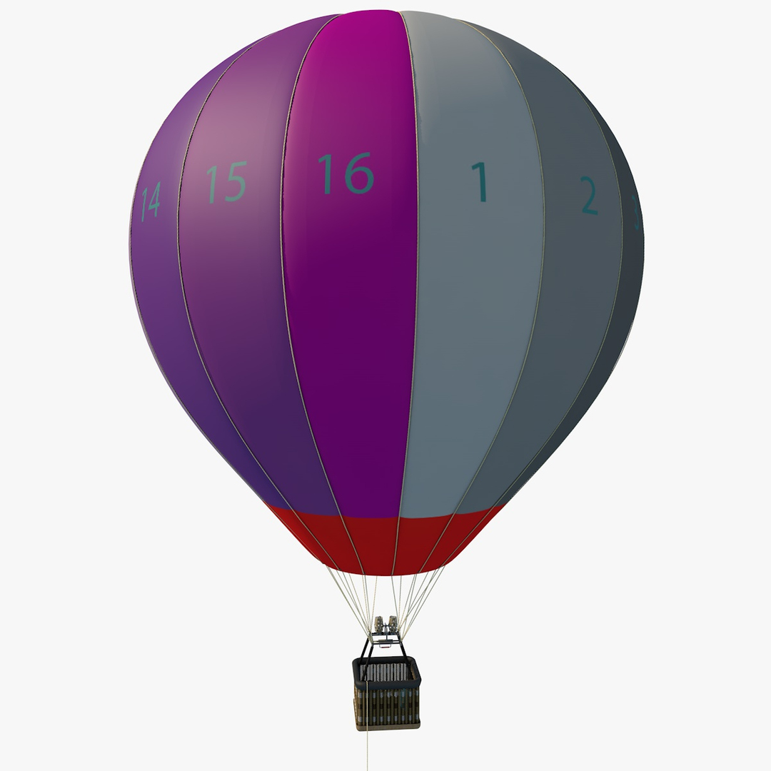 Hot Air Balloon C4d